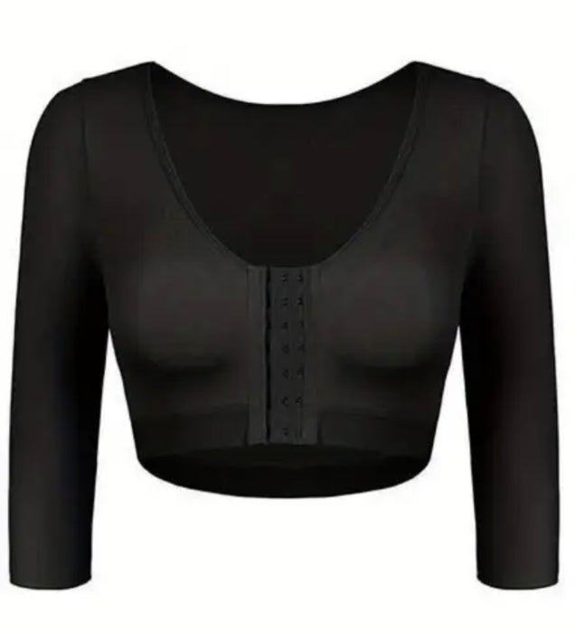 Post Surgery Arm Compression With Comfortable Bra Black Color Myssy s post-surgery-arm-compression-with-comfortable-bra-black-color-myssy-s