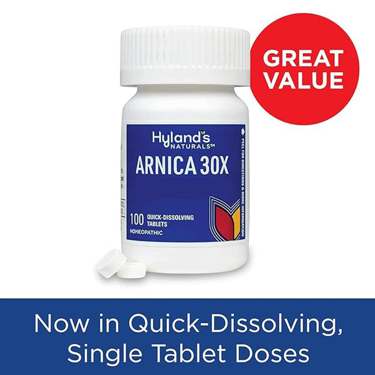 Dissolvable Arnica Tablets – formulated to help reduce swelling, bruis ...